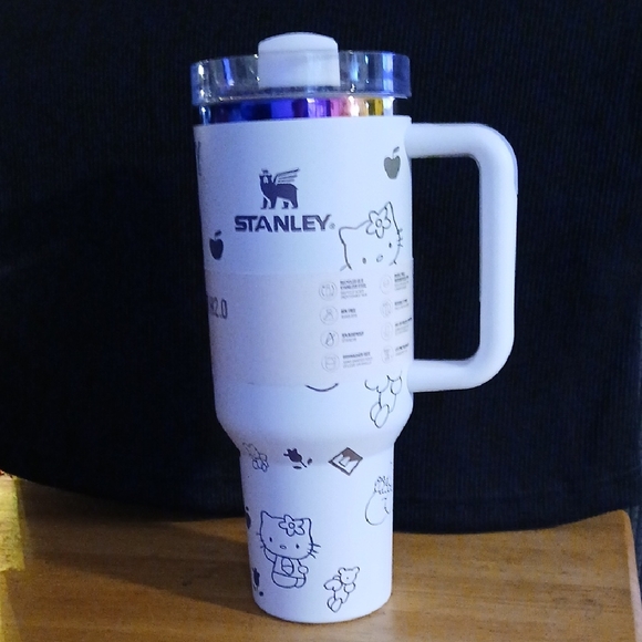 Stanley | Dining | Stanley White Tumbler With Hello Kitty Design | Poshmark